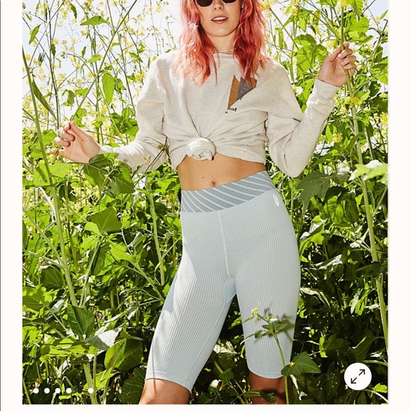 Free People | Shorts | Free People Seamless Ohana Bike Ribbed Shorts ...